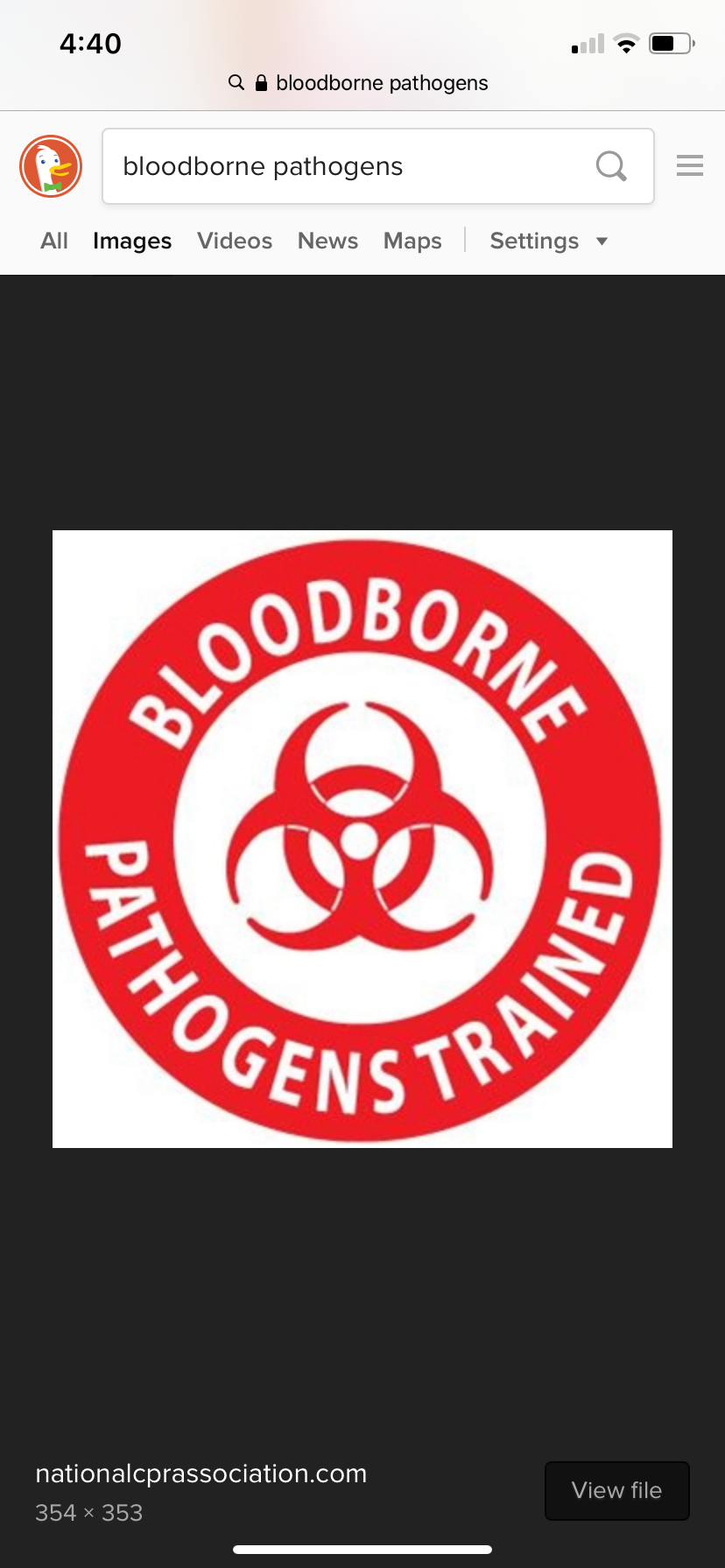 Osha Bloodborne Pathogens Logo